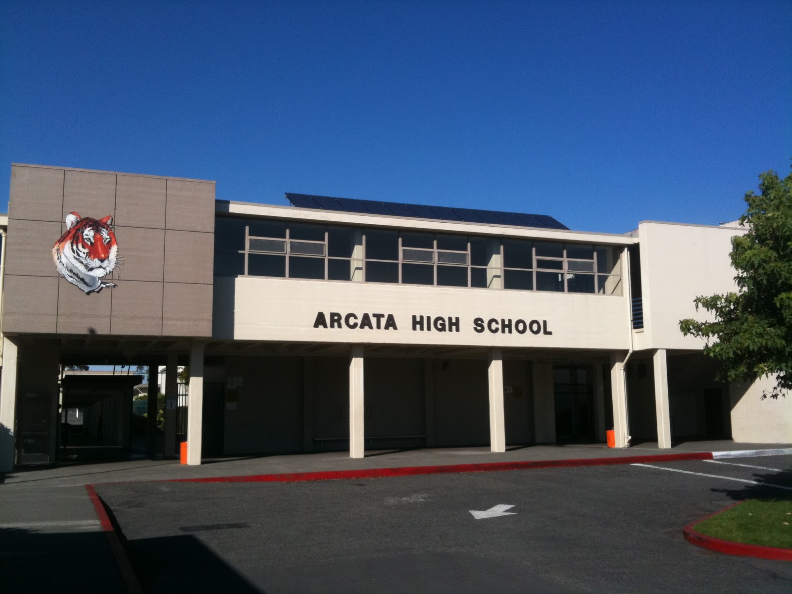The Art of Donovan Clark: I painted the Arcata High School mascot/logo ...