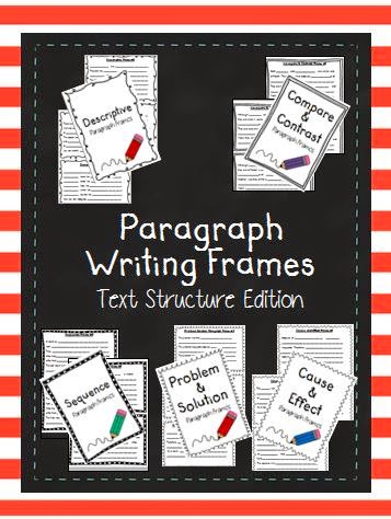 Mind Sparks: Paragraph Frames--Extended Version! (and a freebie)