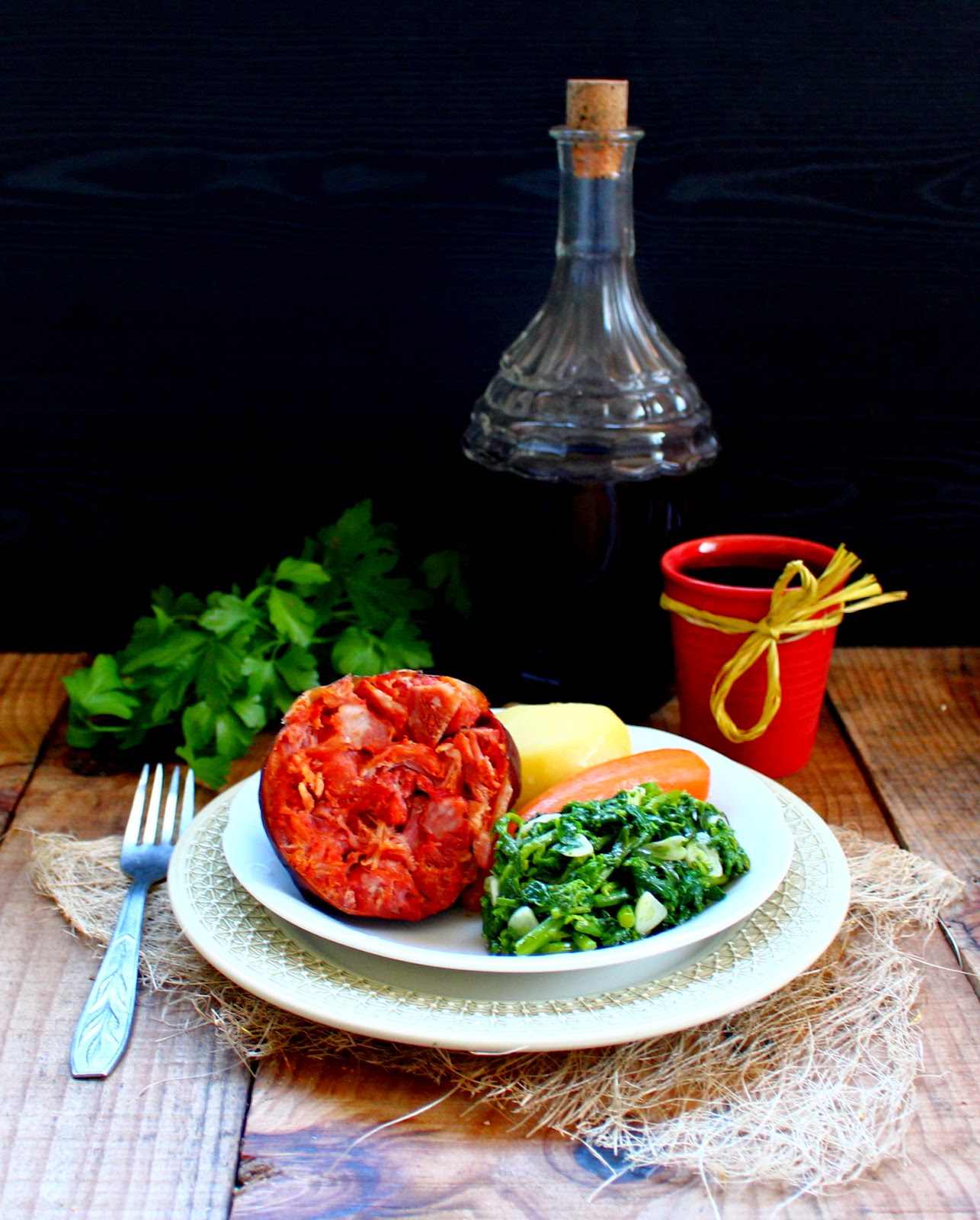 Nárwen's Cuisine - Sabores do Mundo : Botelo Mirandês com Grelos Salteados