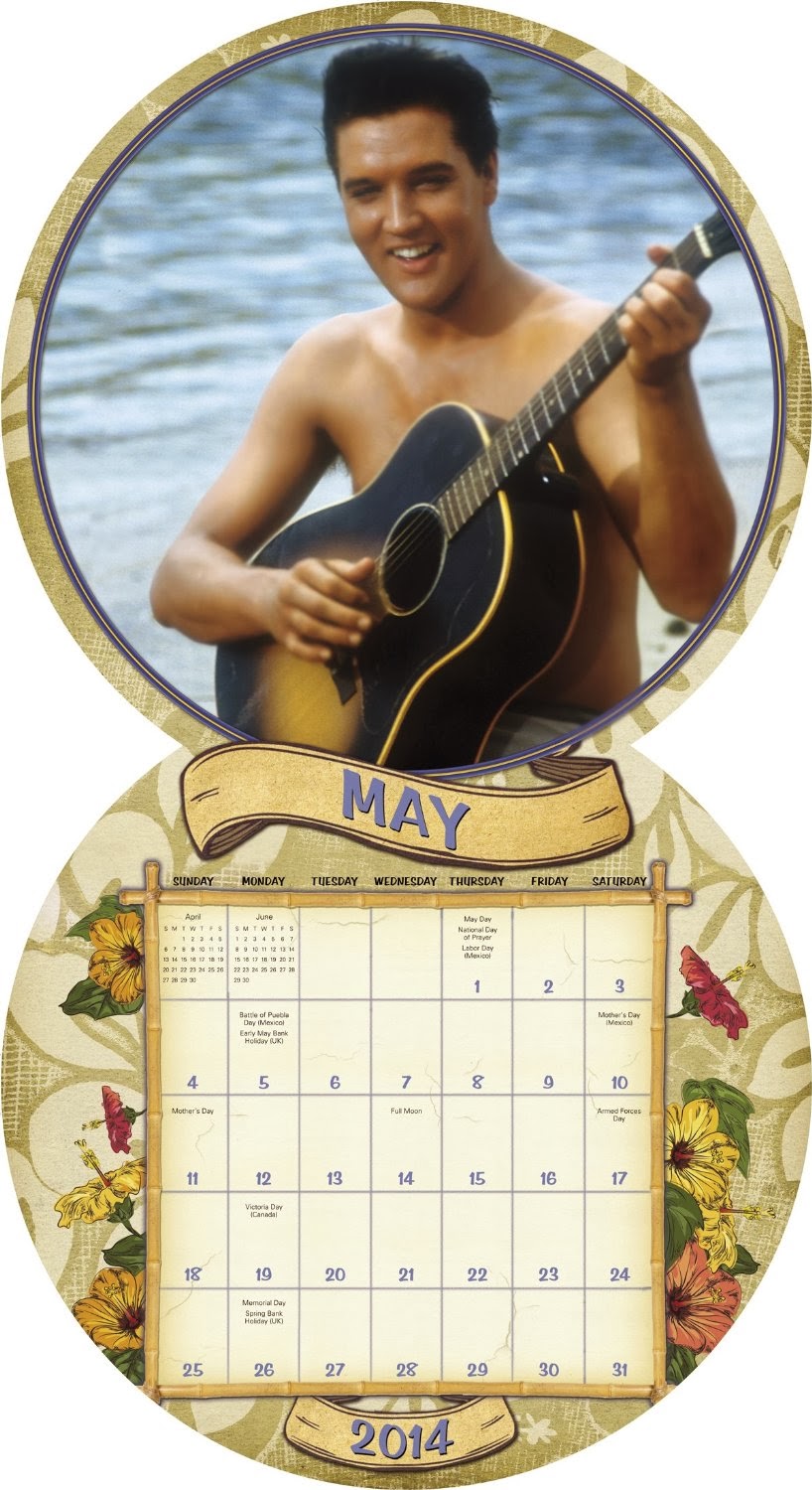 ELVIS MEMORIES : CALENDARIOS DE ELVIS PRESLEY 2014