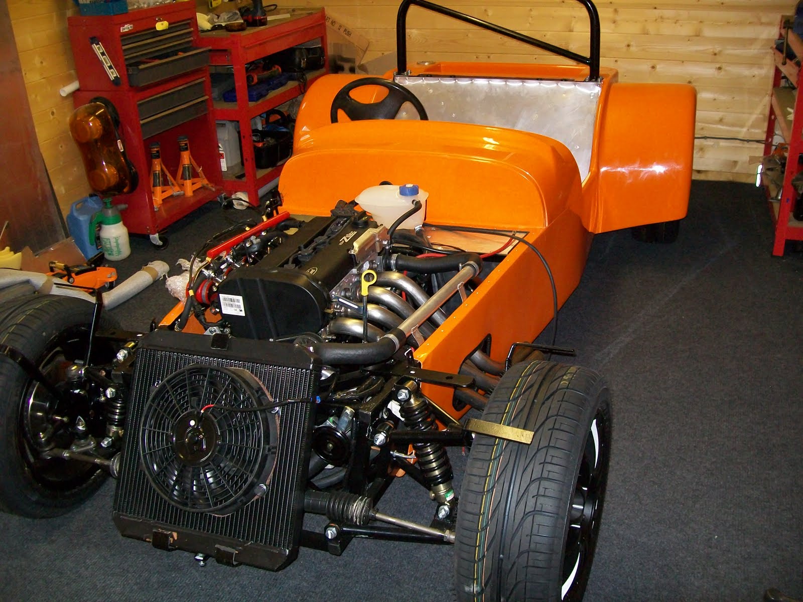 Phill`s Tiger Avon Build Diary: cycle wing stays / Nosecone