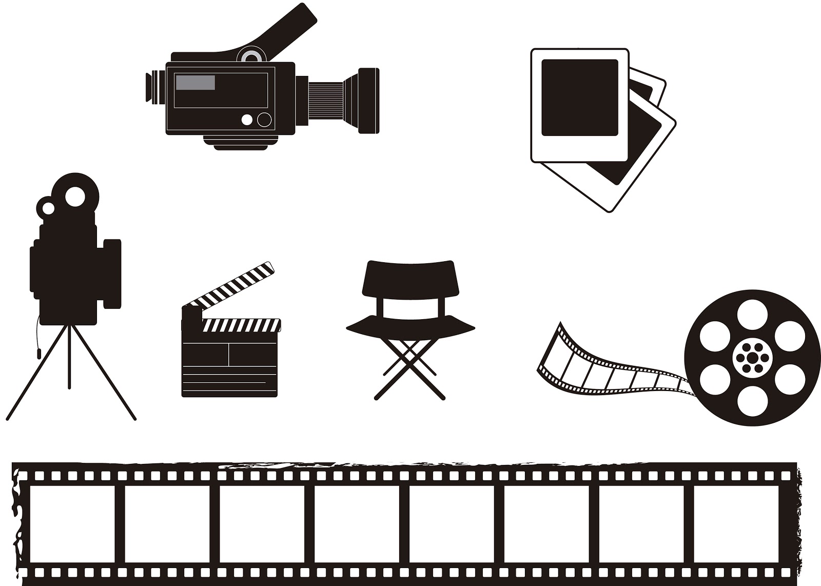 Editor audiovisuals el templat: Vectores cine 2