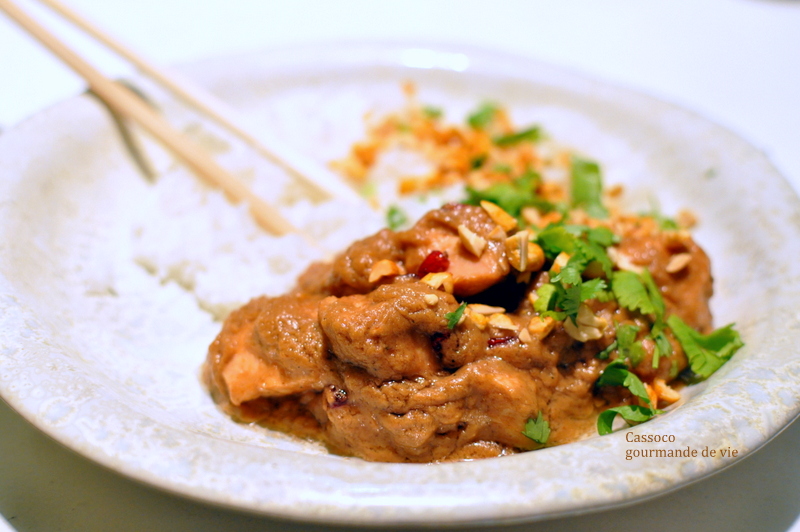 CASSOCO gourmande de vie: POULET COCO ARACHIDE