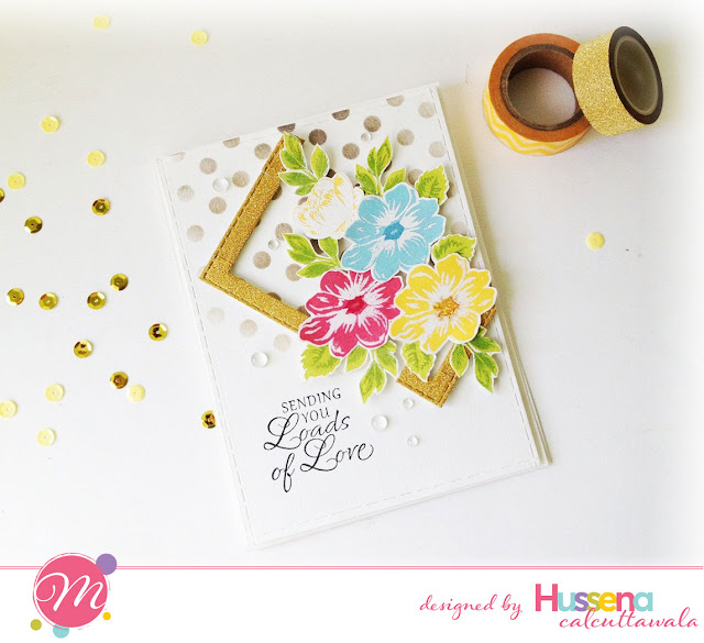 Quill and Punch Works: Sending you loads of love | Card