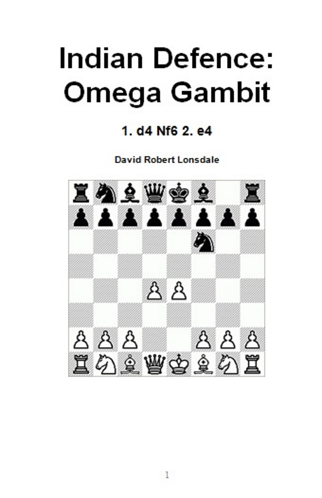 David Lonsdale's Chess Monographs