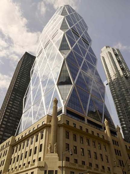 Objetos con Vidrio: "Ice Falls" in the Hearst Tower