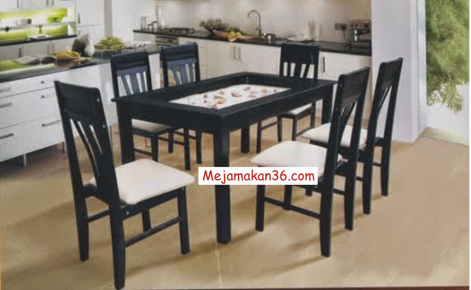 Model Gambar Meja Makan Jati Harga Murah: Meja Makan Jati Kerang