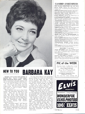 SIXTIES BEAT: Barbara Kay