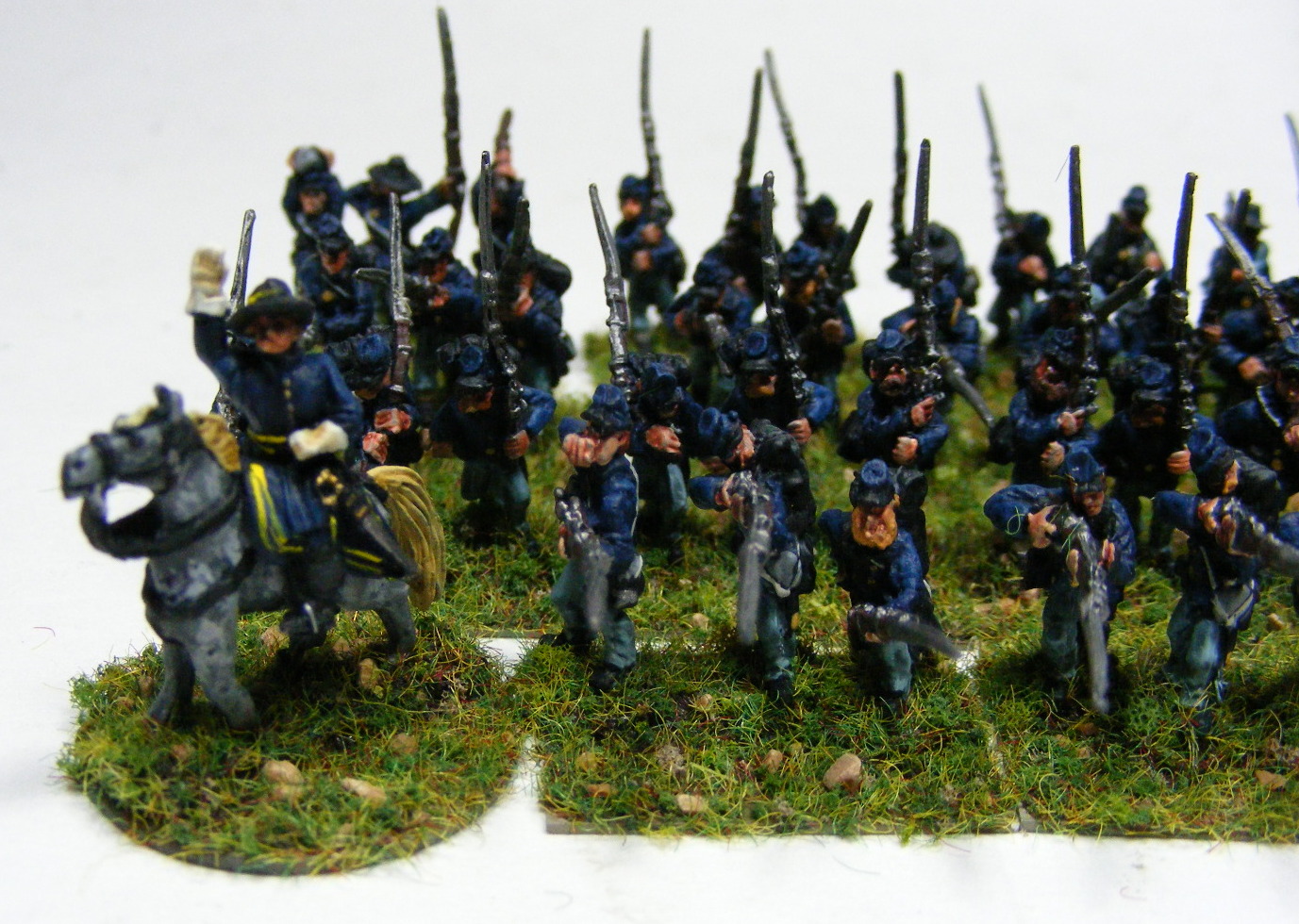 Evil Bob's Miniature Painting: 15mm ACW Union Brigade