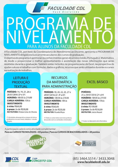 BLOGTECA : Programa de Nivelamento
