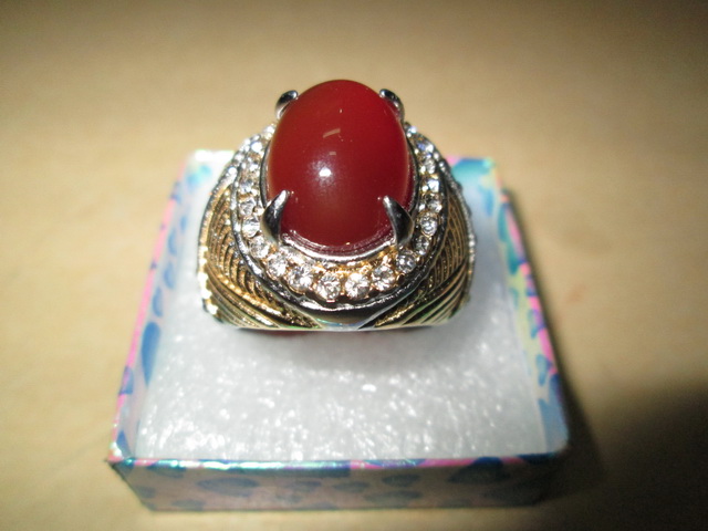 CNC virtual: Jual: Cincin batu Red Raflesia, kristal mantap, ikatan ...