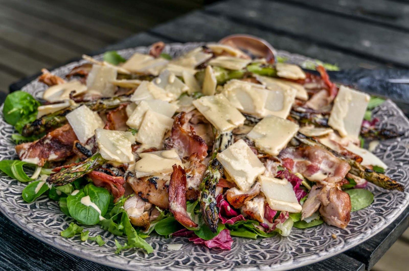 LCHF Caesarsallad