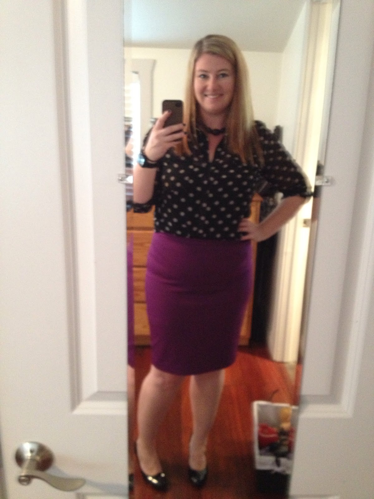 An Apple A Day The Perfect Purple Pencil Skirt