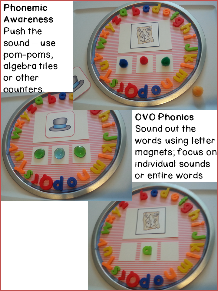 KinderMyles: Monday Made It Magnetic Alpha Circles