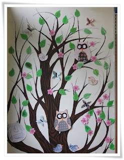 Library Displays: Spring Tree