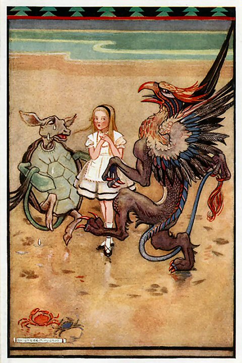 Alice's Illustrated Adventures In Wonderland: Chapter 10 ~ The Lobster ...