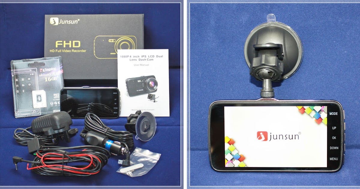 Junsun Dash Cam Full HD 1080P With Rear View Camera ~ Independent Reviews