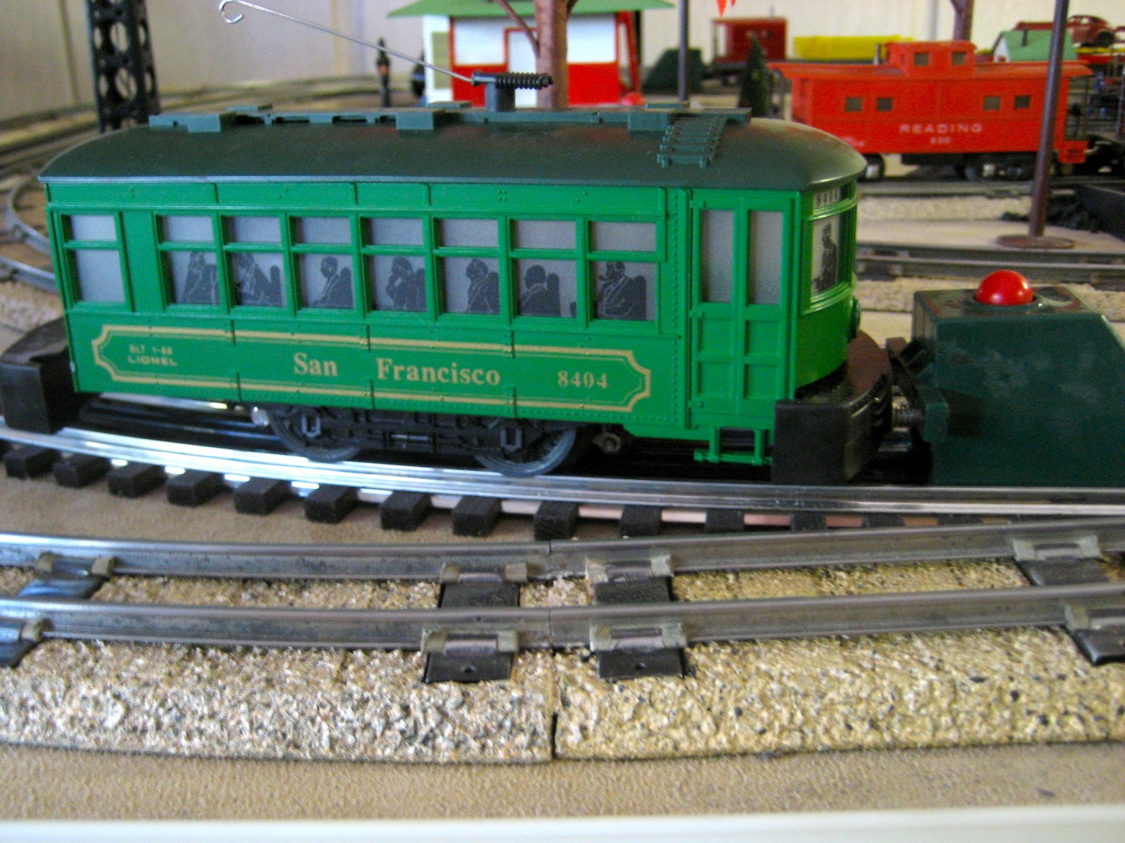 American Flyer Cabinet-top Train Layout