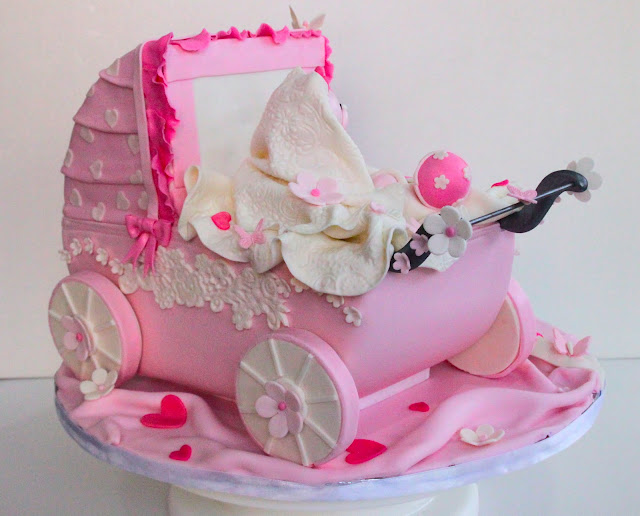 Celebrate with Cake!: Baby Pram Cake