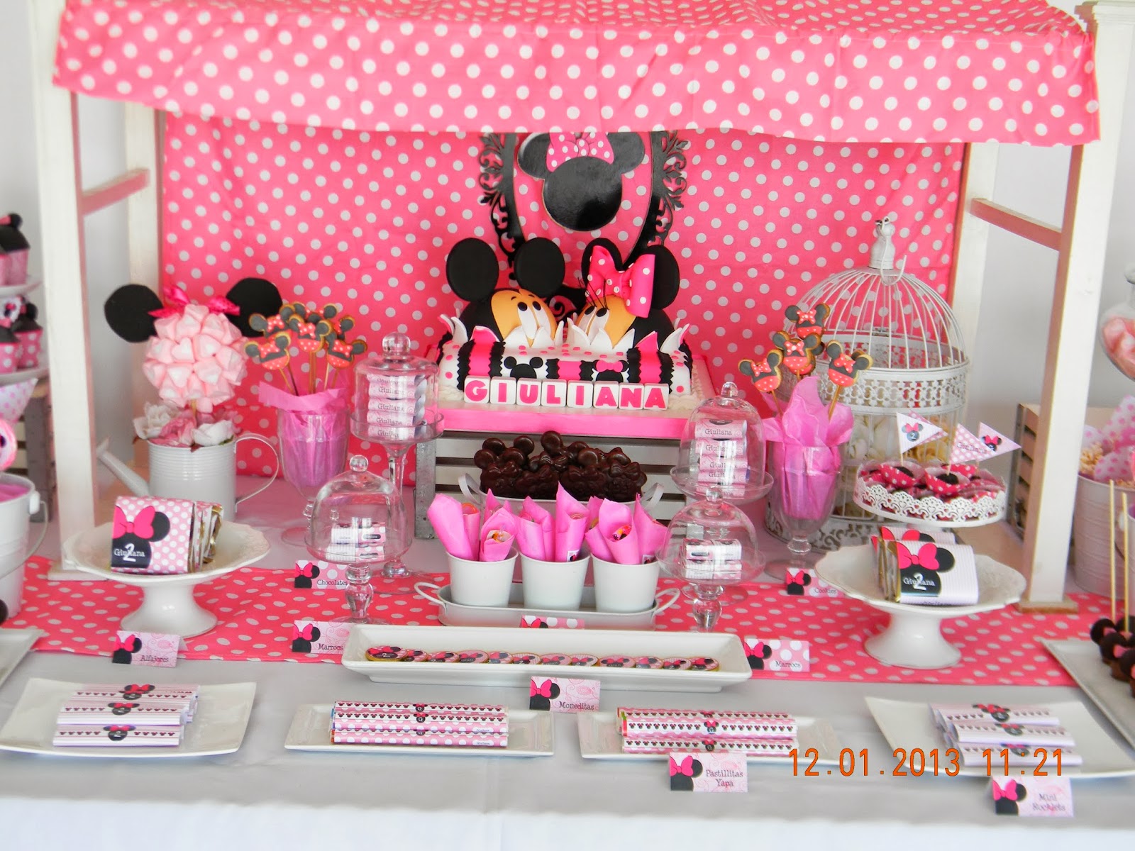 Cumples Tematicos: Candy Bar Minnie en Rosa