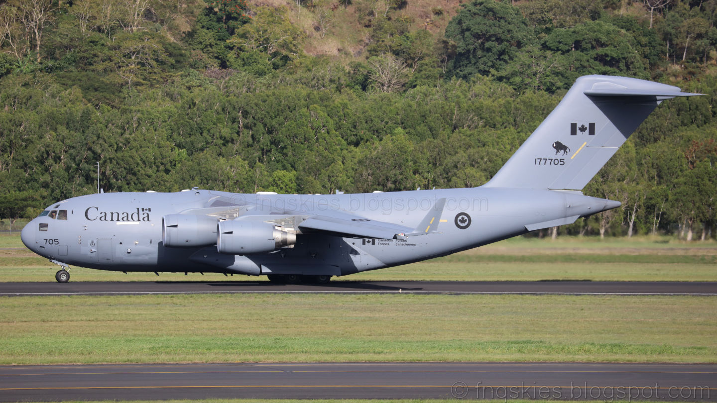 Far North Queensland Skies: Canadian Armed Forces C-17A CC-177 177705