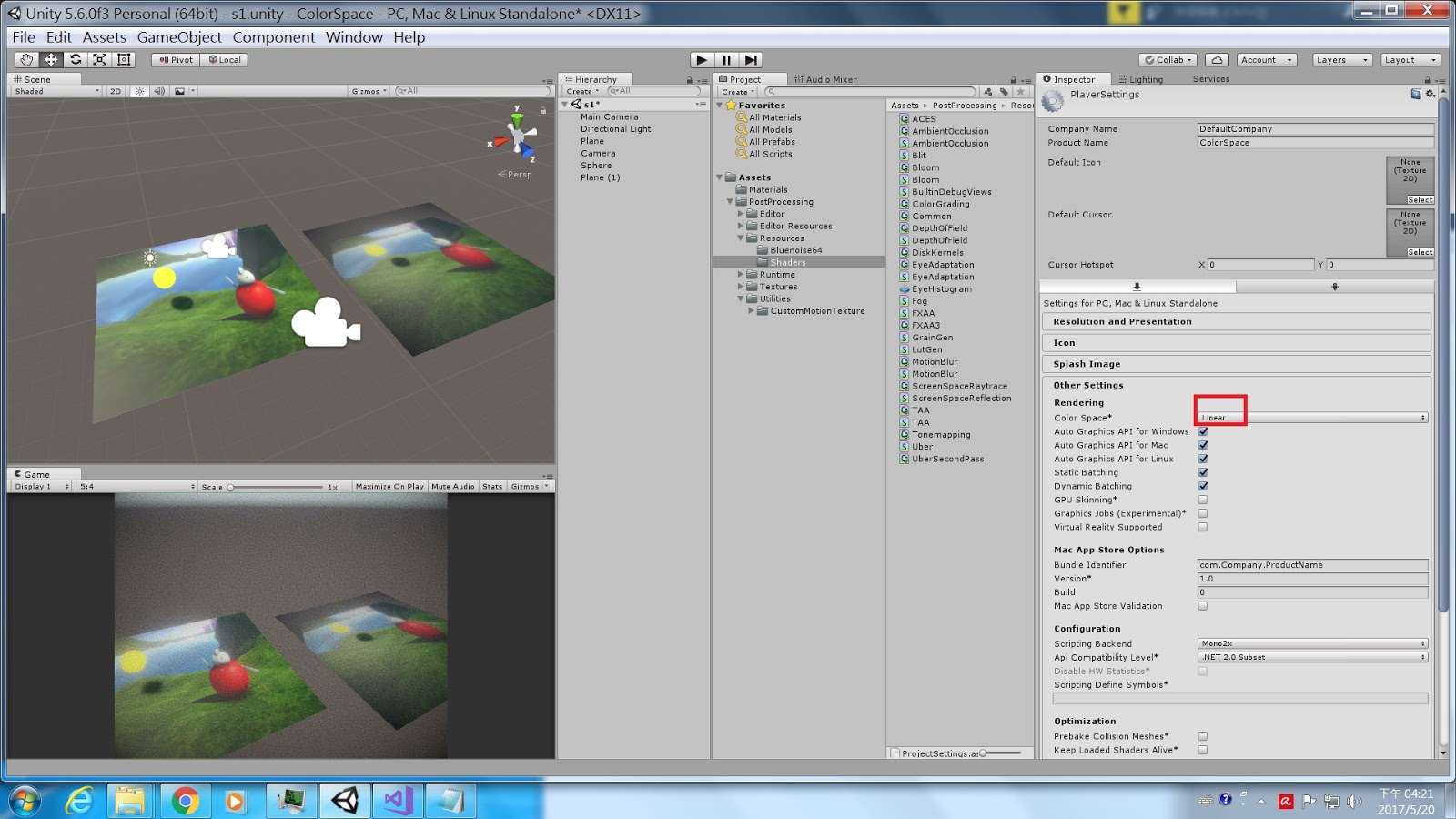Learning Note: Unity Texture sRGB and Render Texture sRGB