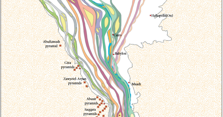 How the Nile has changed its course over the past 5000 years