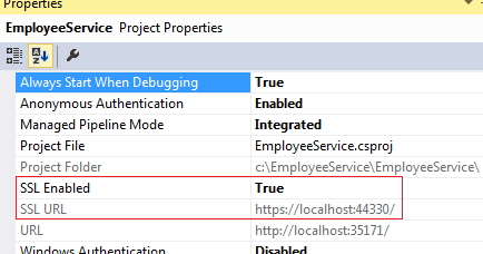 Sql server, .net and c# video tutorial: Enable SSL in Visual Studio Development Server