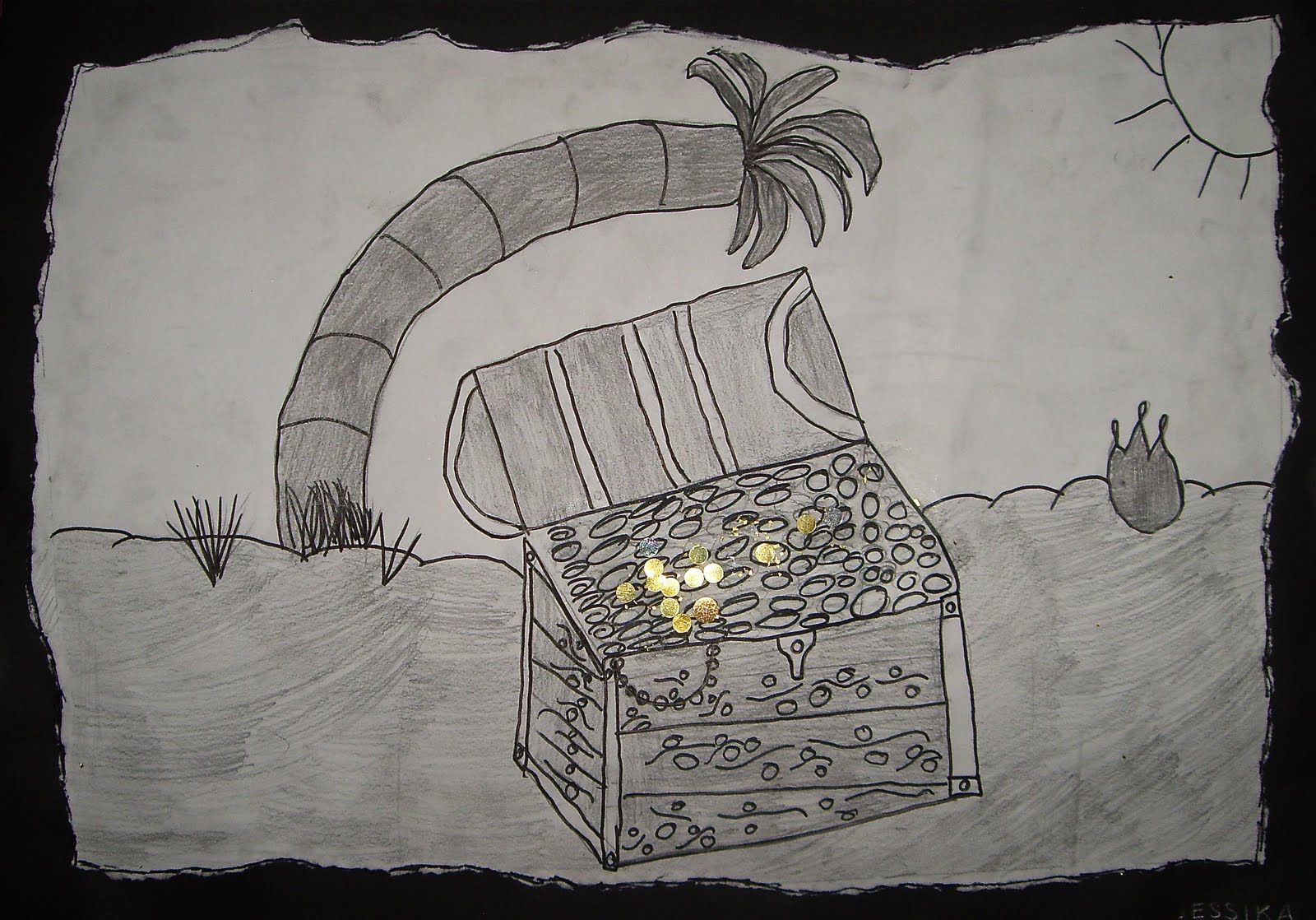 Use Your Coloured Pencils: Treasure Chest Drawings