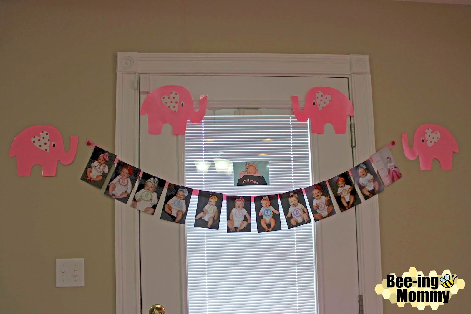 Pink Elephant First Birthday Party