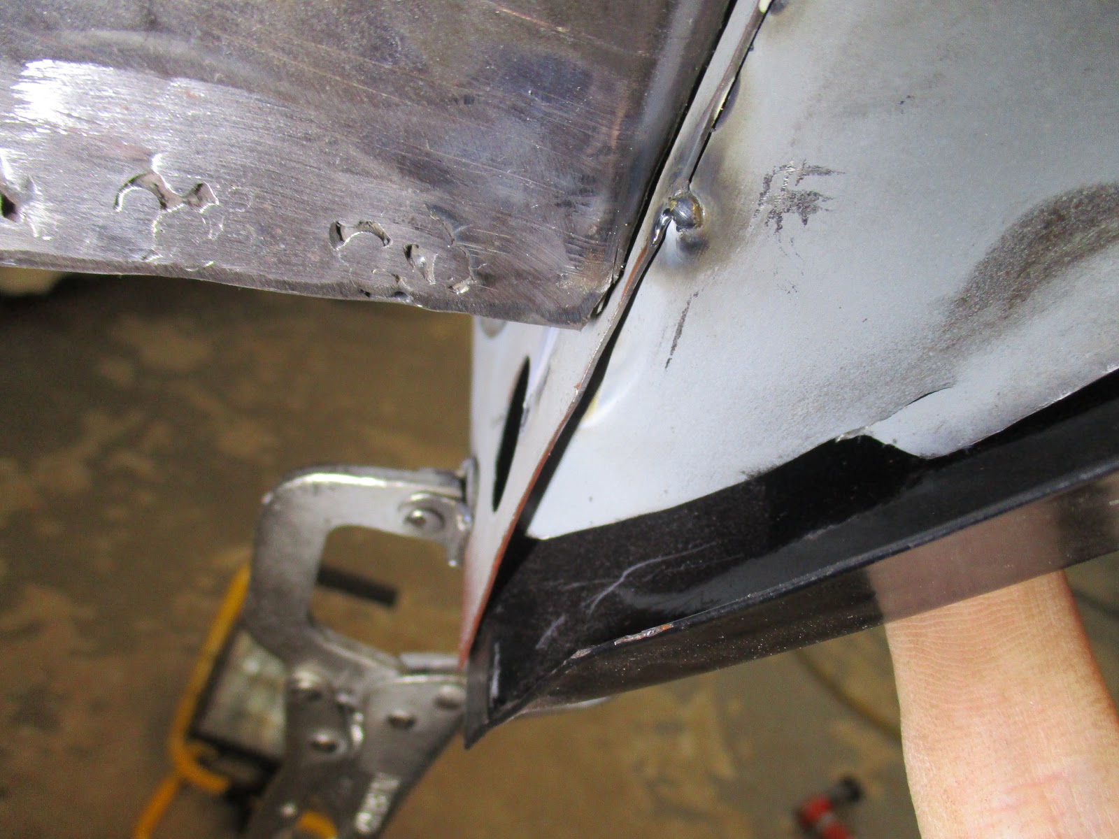 Roundtail Restoration: Triumph Spitfire Body Repair #38 - Inner Wheel ...