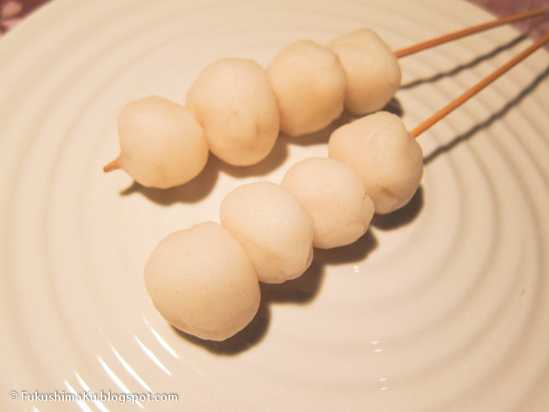 FukushimaKu: Kushi dango e Mitarashi dango ricetta