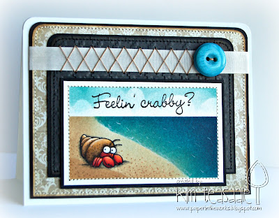 Eclectic Paperie: Feeling Crabby Card and Tutorial