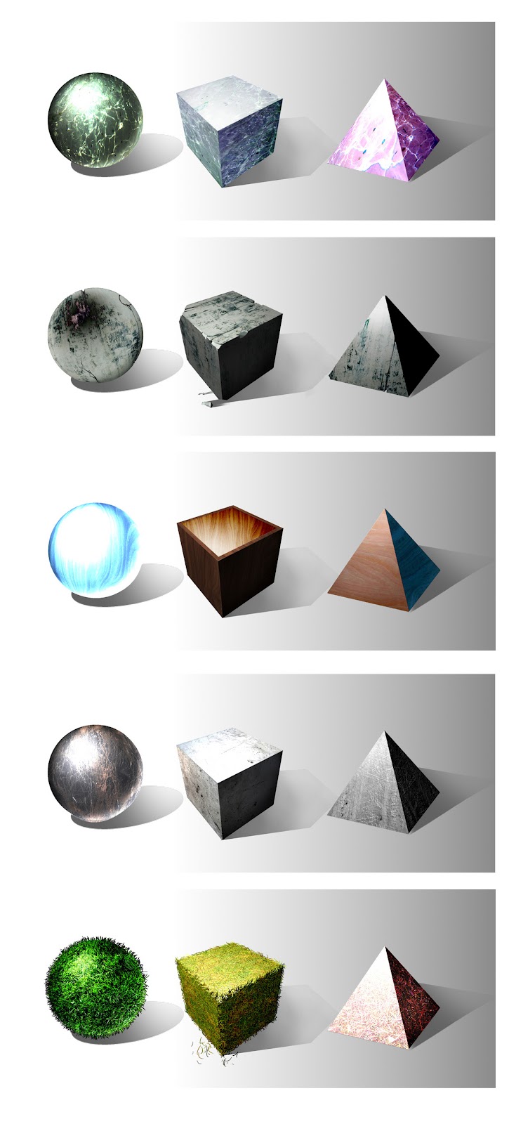 Osfolio: Photoshop Material Study