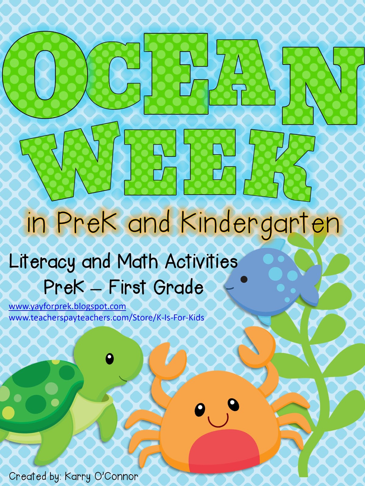 Yay for PreK! : Ocean Week In PreK and a Giveaway!