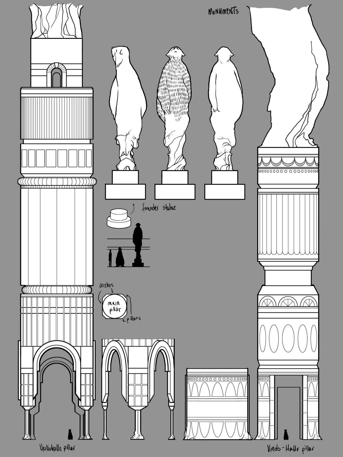 Advanced Concept Art - Spring 2011 - MICA: prop drawings