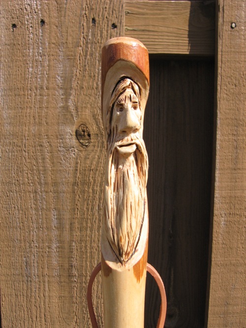 Wood Carving: Hand Carved Walking Sticks
