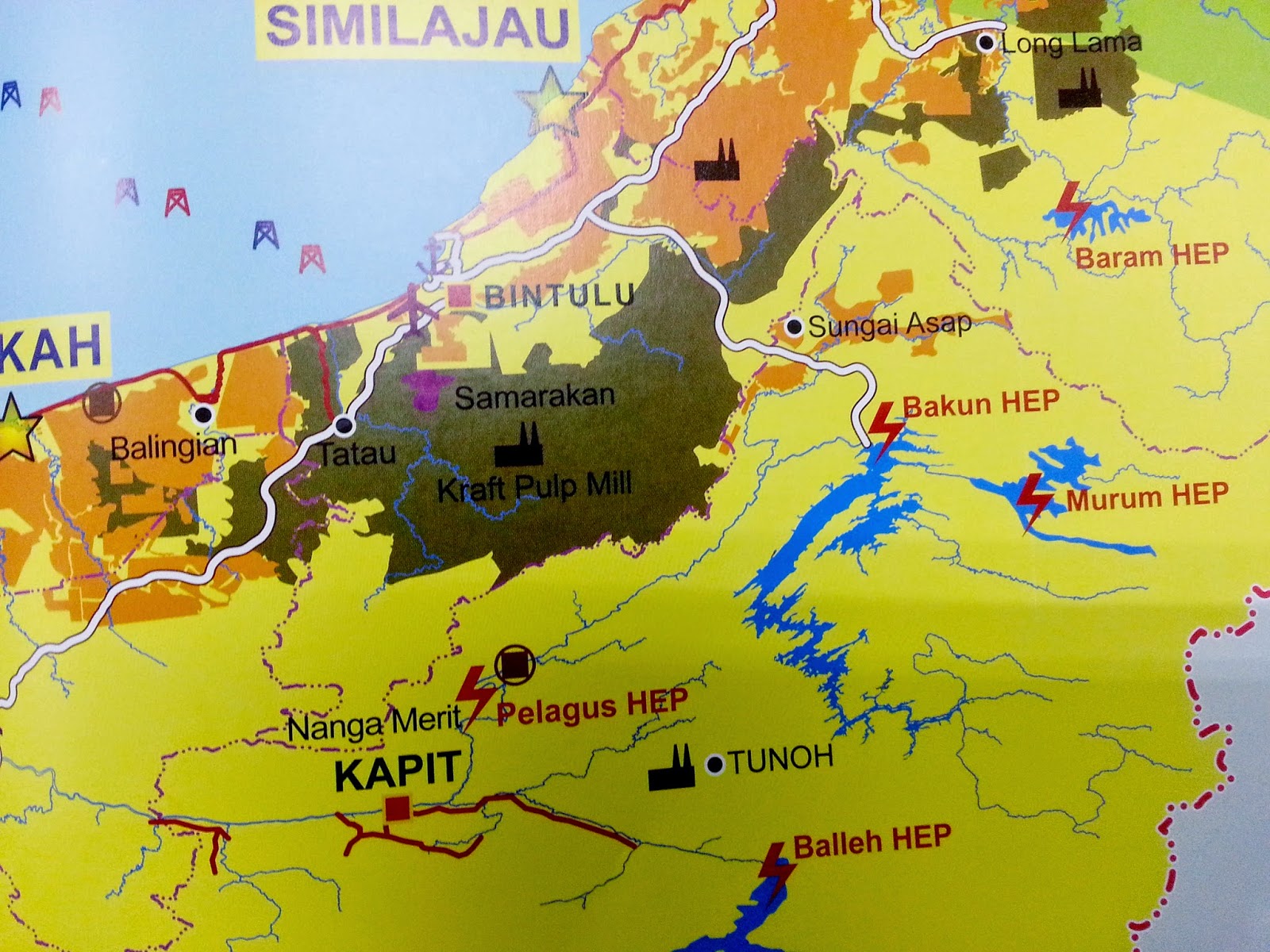 Open coasts to mountain highs: Bintulu in relation to hydropower needs ...