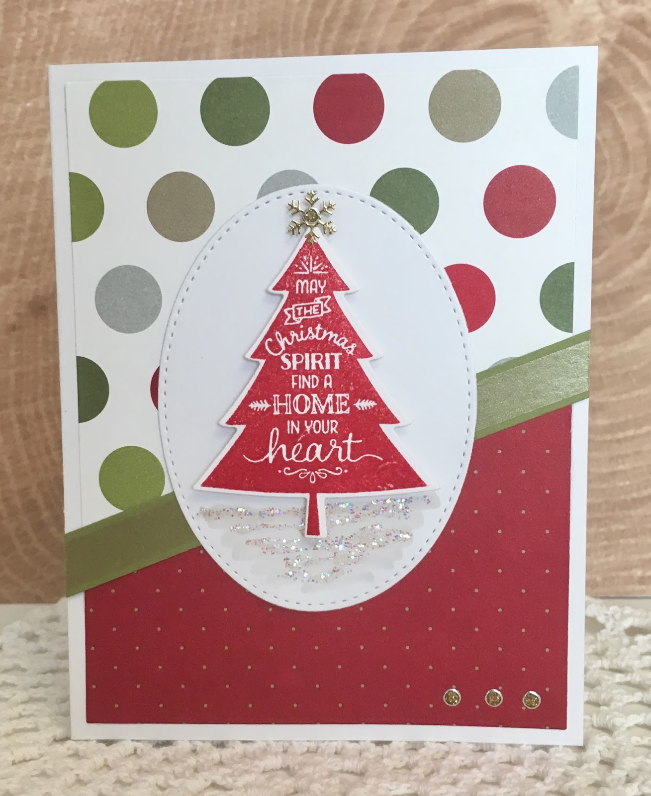 Painted Mountain Cards: Red Tree Card Duo