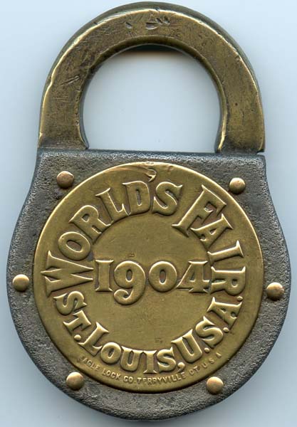 RestraintsBlog: 1904 St. Louis World's Fair - Commemorative Padlock