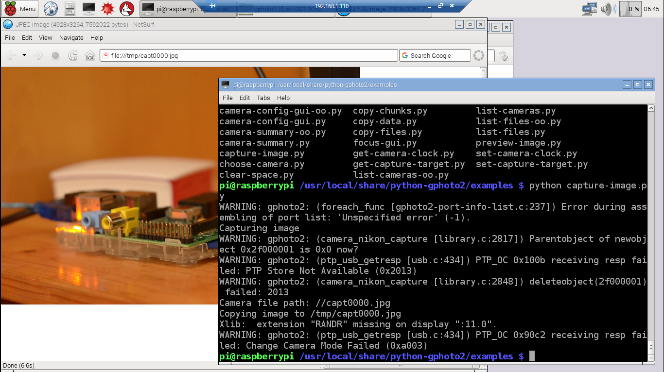 Hello Raspberry Pi Install Python Gphoto2 On Raspberry Pi Raspbian