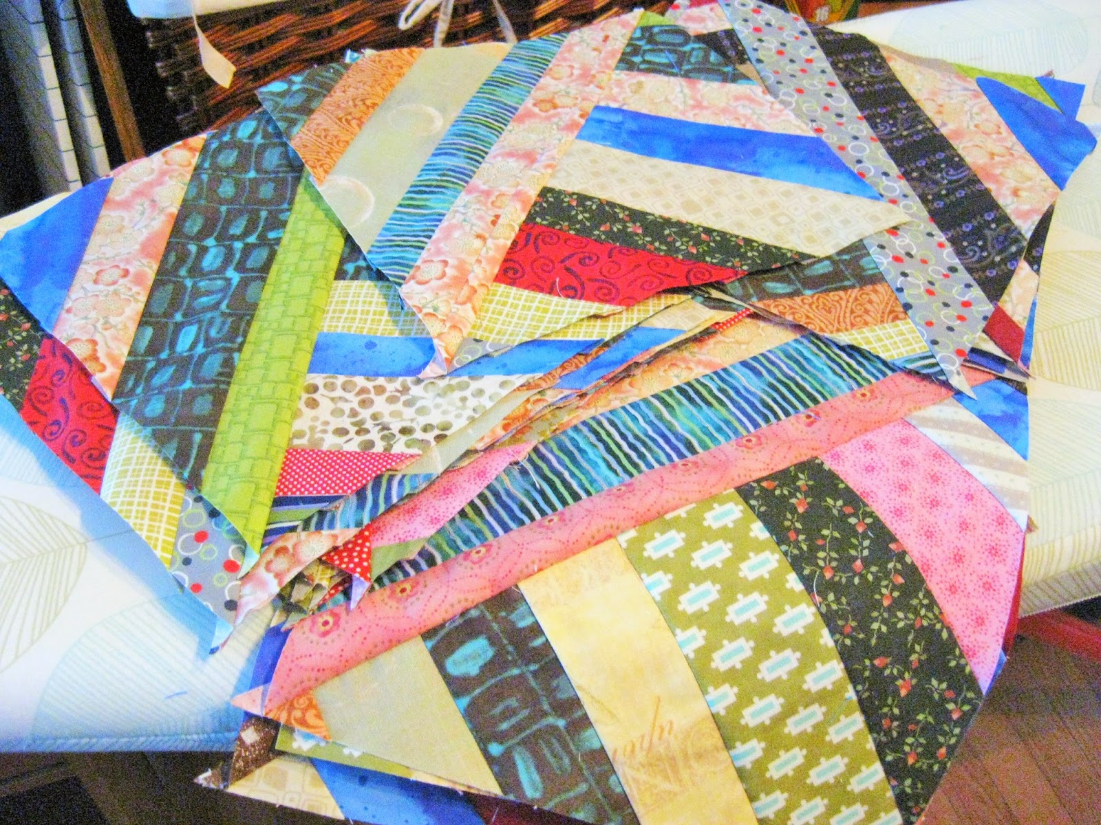 Butterfly Quilting: WIP Wed...scrap attack continues