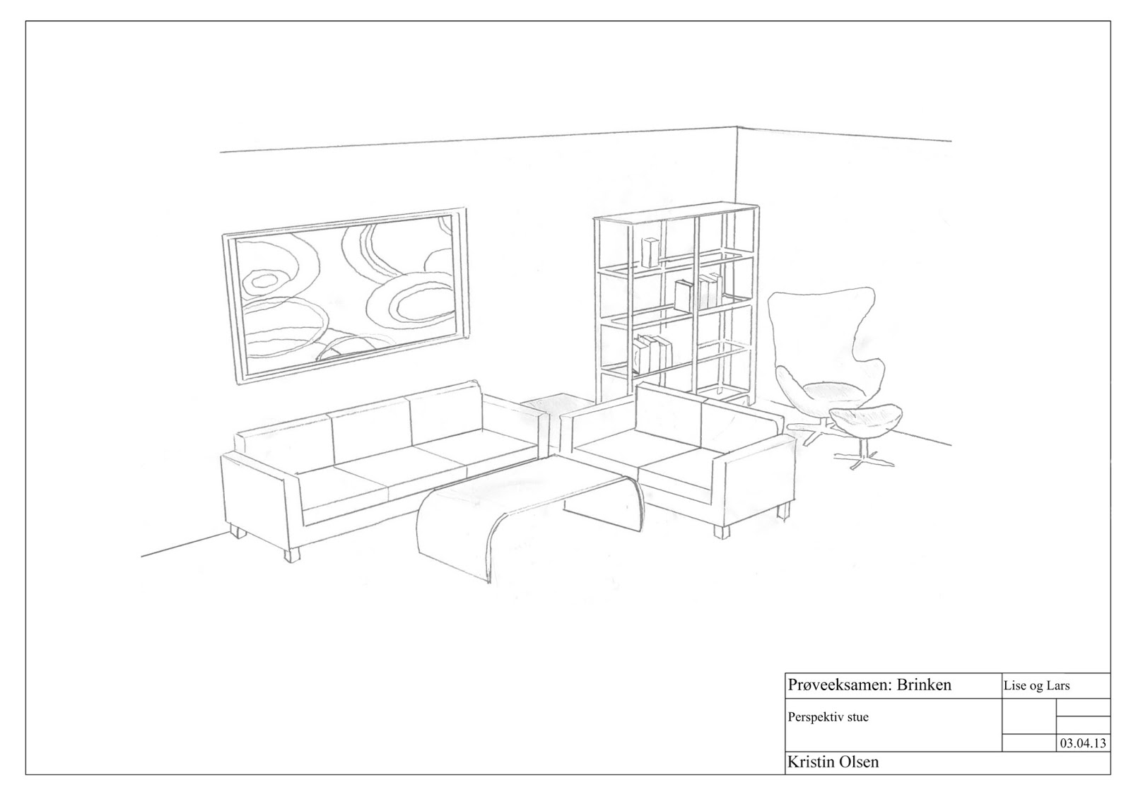 Kristins interiørblogg: Prøveeksamen!