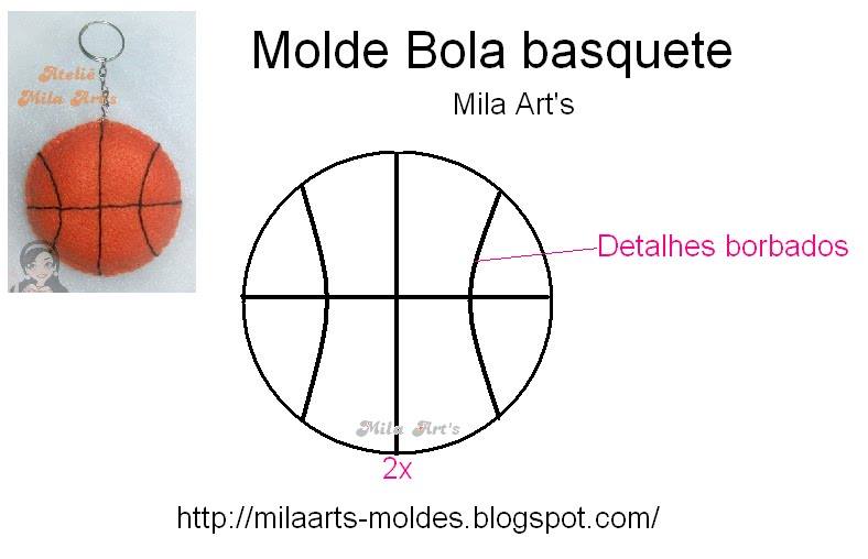 Artesanato e Moldes para Imprimir: Bolas-futebol-basquete e outras ...