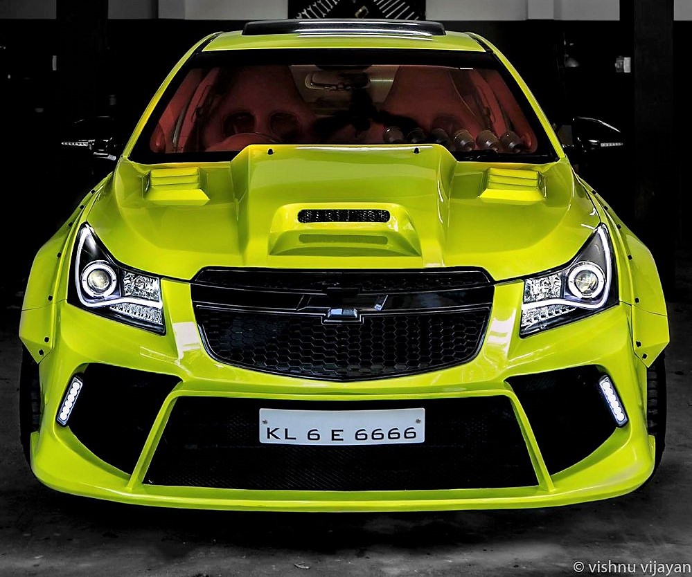 Chevrolet Cruze Modified Yellow