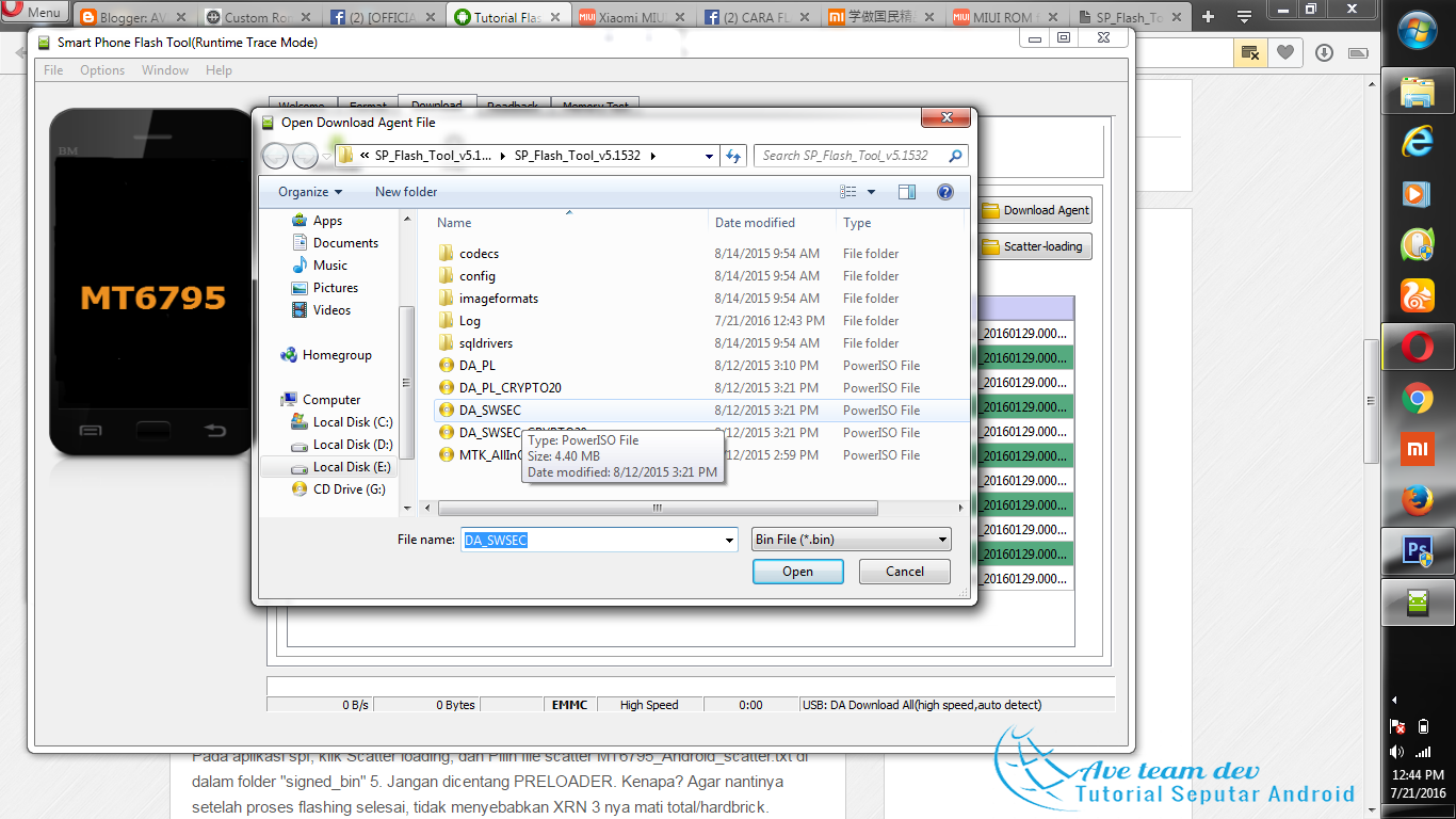AVE TEAM DEV: Cara Unbrick Redmi Note 3 MTK 100% Work
