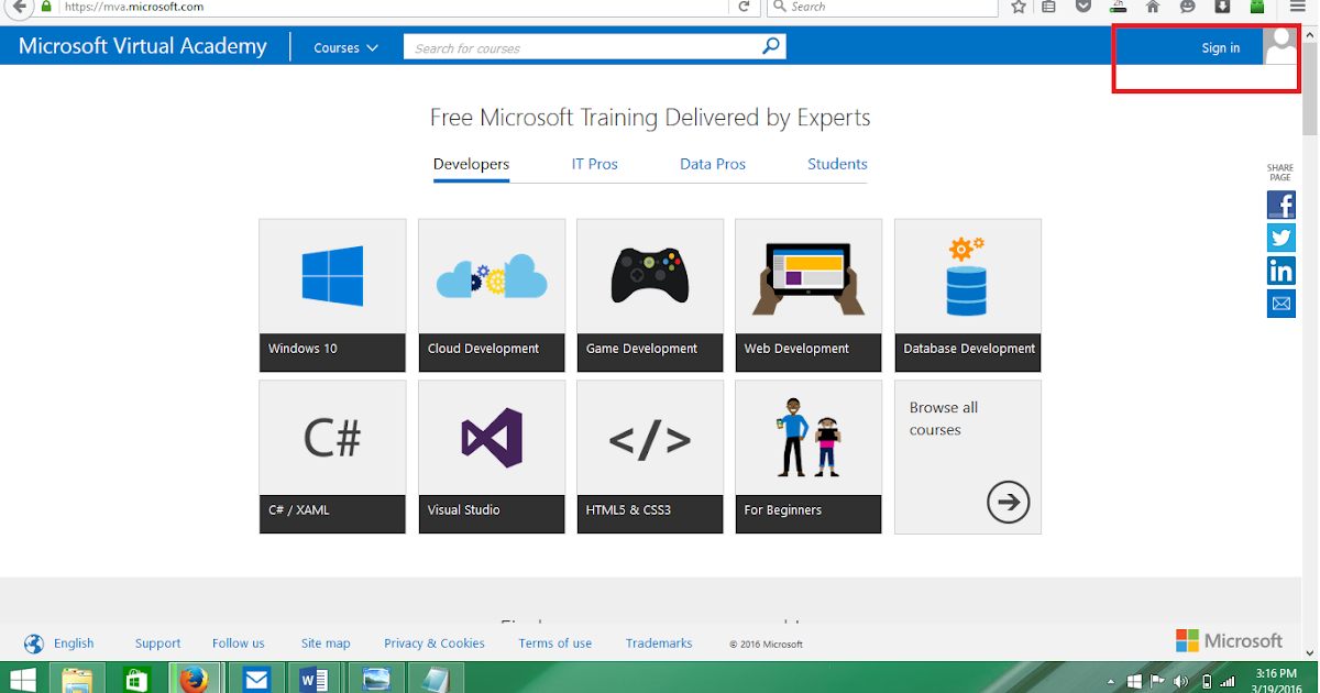 Microsoft Virtual Academy