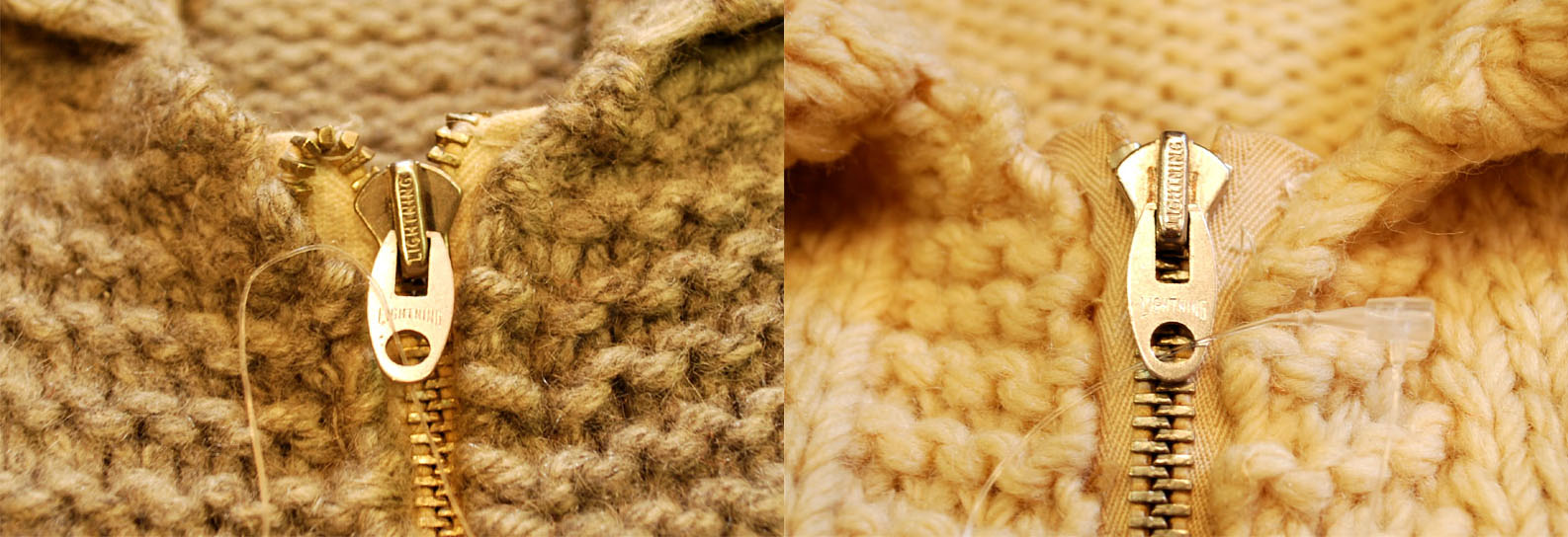 Vintage Hunting and Zipper Dating - A Thunderbird Cowichan Sweater