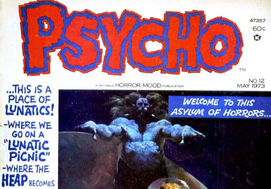 Psycho #12 - Jeff Jones cover - Pencil Ink