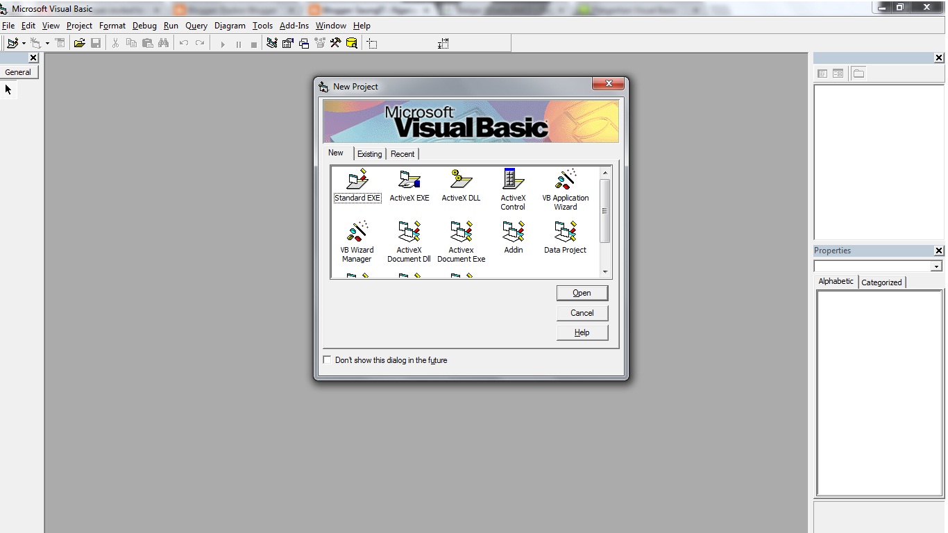 Mengenal Aplikasi Visual Basic 6.0 Enterprise Edition | Arema Bersholawat